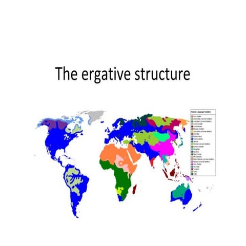 The ergative structure | PPT