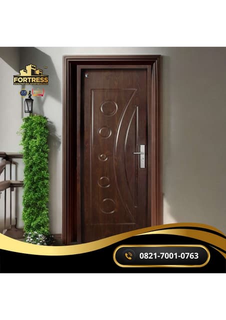 WA 0821 7001 0763 (FORTRESS) Pintu Besi Dua Daun Minimalis di Surabaya | PDF