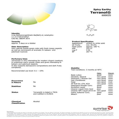 600035 Terranol® | PDF