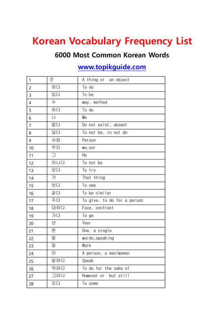 258634587 vocabulario-coreano | PDF