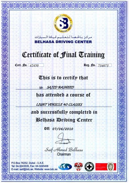 06-Office Safety Awar. Certificate | PDF