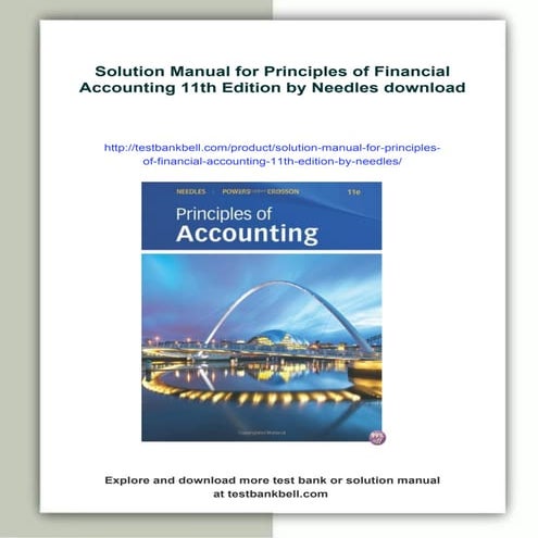 Solution Manual for Principles of Financial Accounting 11th Edition by ...