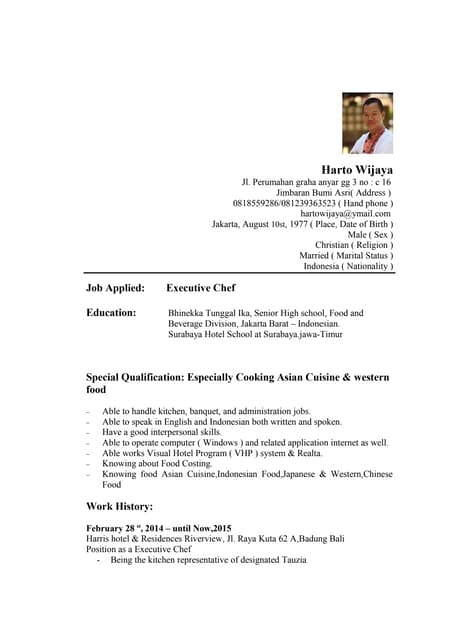 CV Hadi.docx(updated) | PDF