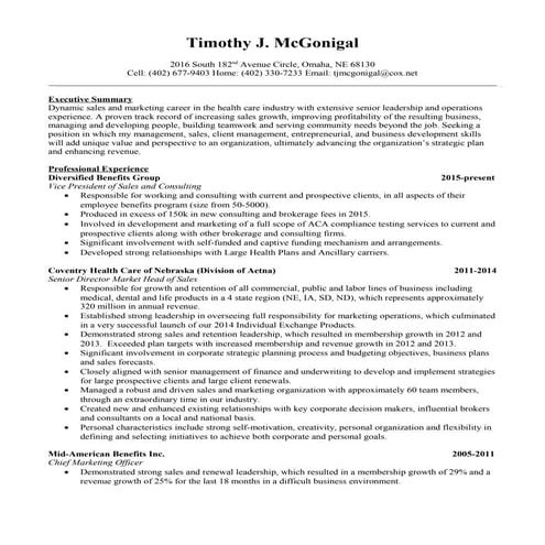 Timothy McGonigal Resume v9(edited)-3 | PDF