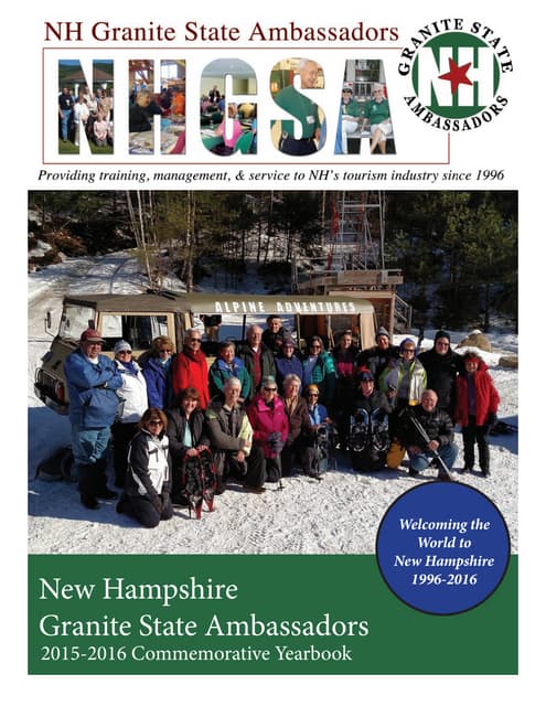 NH Granite State Ambassador 2023 & 2024 Yearbook | PDF