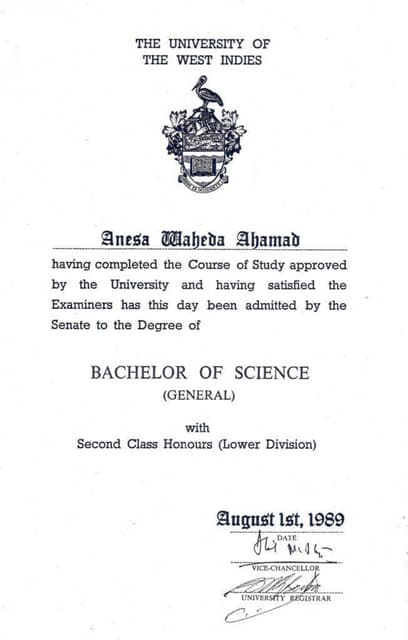 UWI MBBS - Ahamad | PDF