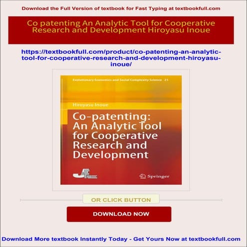 Co patenting An Analytic Tool for Cooperative Research and Development ...