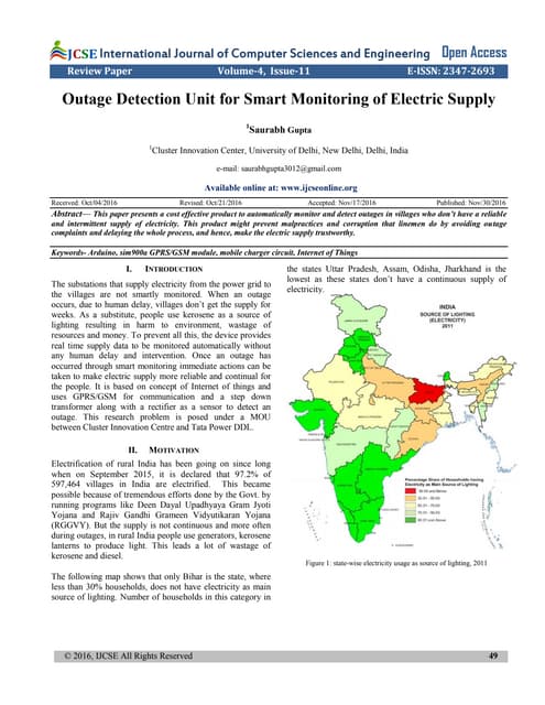 Design and Implementation of Automatic Street Light Control Using Sensors and Solar Panel | PDF