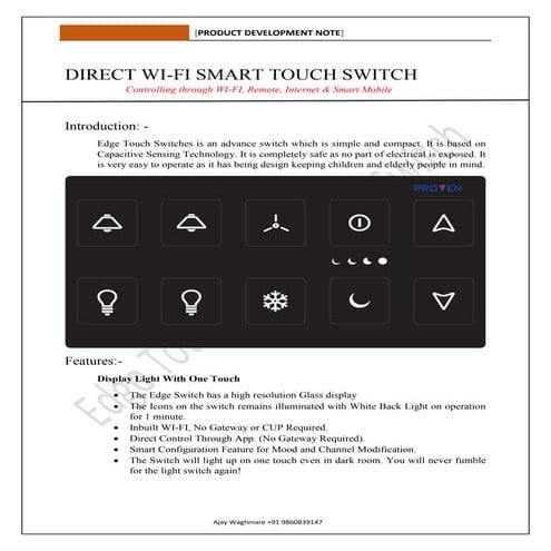 SMART SWITCH DEVELOPMENT NOTE | PDF