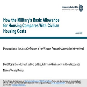 How the Military’s Basic Allowance for Housing Compares With Civilian ...
