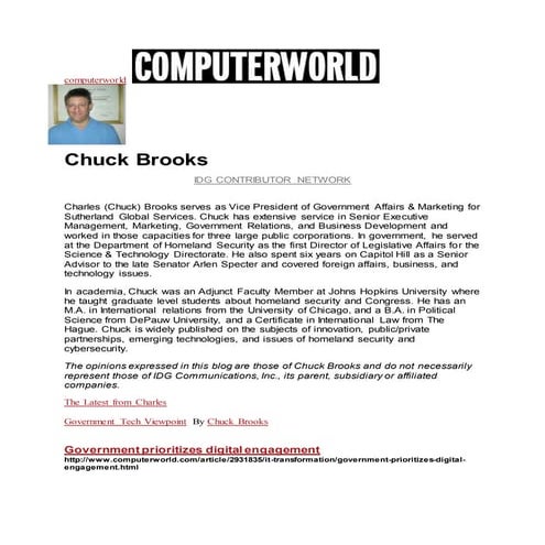 About Chuck Brooks | DOCX
