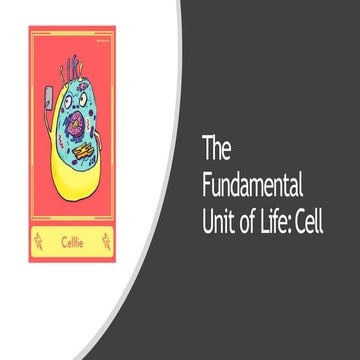 the fundamental unit of life cell | PPT