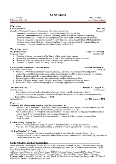 Kevin Cobb Resume | PDF