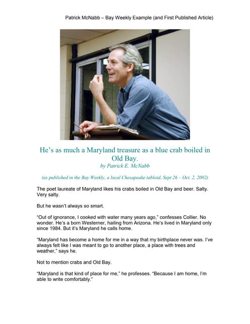 Patrick Mcnabb presentations