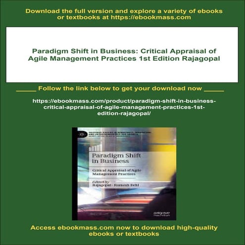 Paradigm Shift in Business: Critical Appraisal of Agile Management Practices 1st Edition ...
