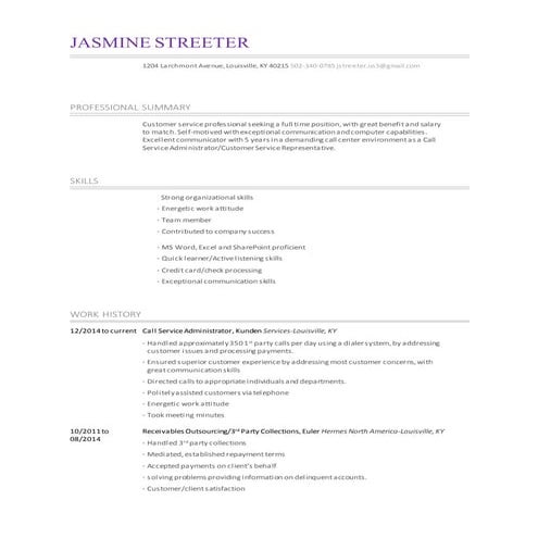 Garrison - Lego Resume | DOCX