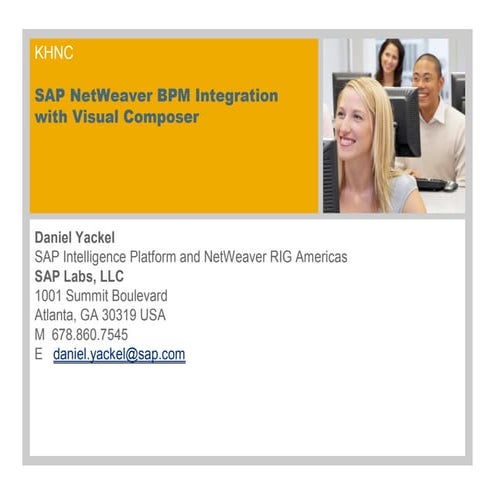 Integrating Visual Composer UI with BPM - Webinar Presentation | PDF | Computer Software and ...