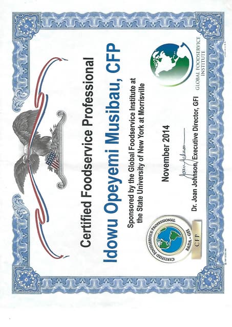 Cfp Certificate Pdf