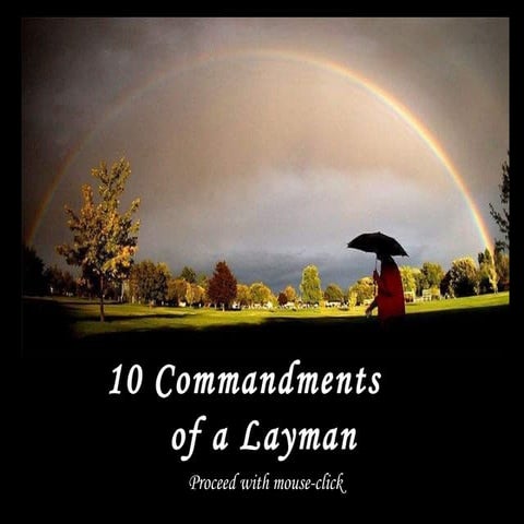 10 Commandments of a Layman.PPS