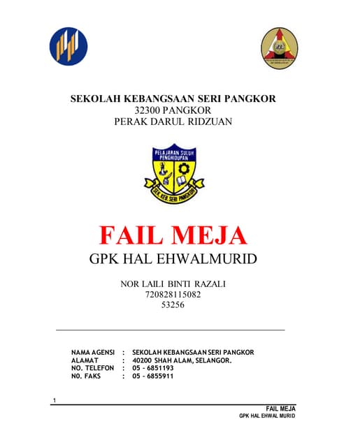 Panduan penyediaan fail meja | PDF