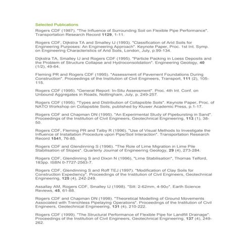 Rogers Selected Publications - August 2015 | PDF