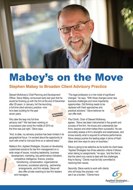 Stephen Mabey presentations