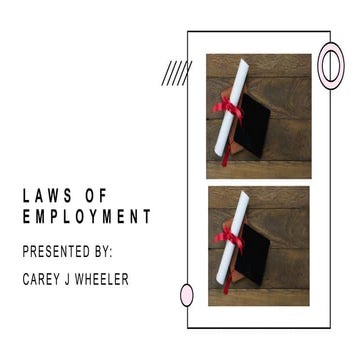 Laws of Employment | PPTX