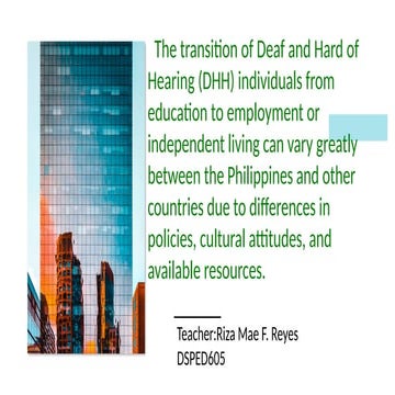 605the transition special education program | PPT