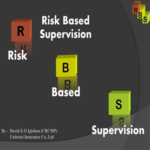 Risk Based Supervision | PDF
