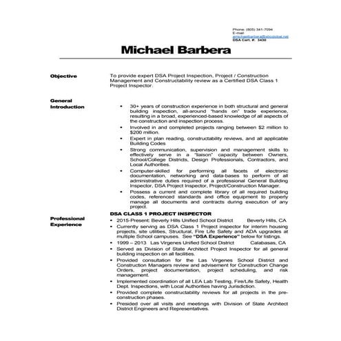 Michael Barbera Resume 1.6-na | PDF
