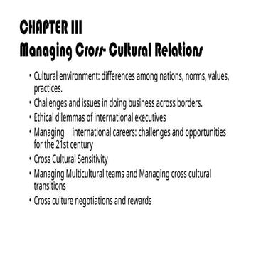 UNIT-3 606 - B : CROSS CULTURAL RELATIONSHIP - II.pptx