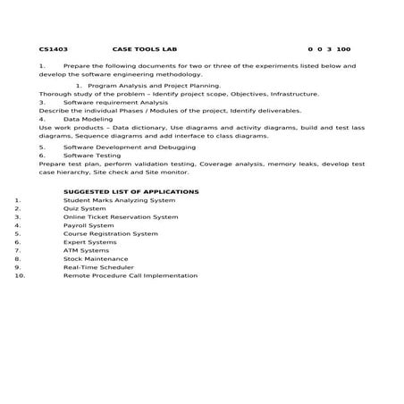 60780174 49594067-cs1403-case-tools-lab-manual | PDF | Graphics ...