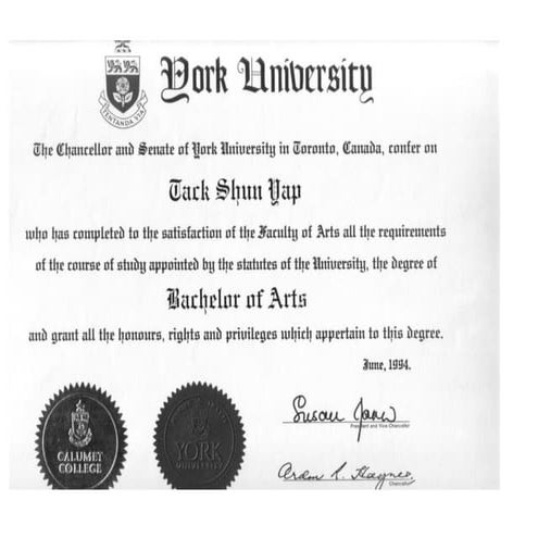 Copy of York University Degree - Resized | PDF