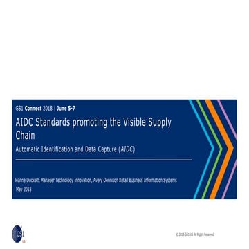 607 GS1 Connect 2018 | PPT