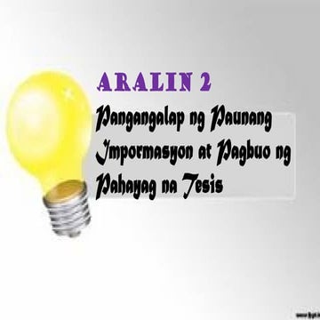 608033635-Aralin-2-Pangangalap-Ng-Paunang-Impormasyon-at-Pagbuo-Ng ...
