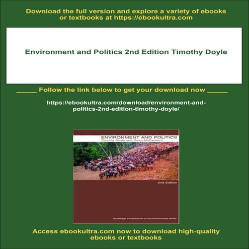 Environment and Politics 2nd Edition Timothy Doyle | PDF