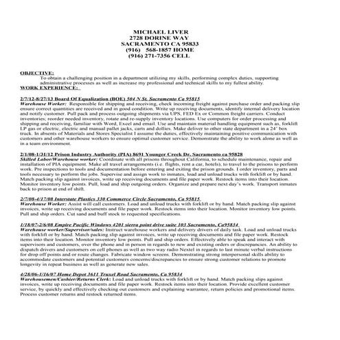 michael resume almostly done | DOC