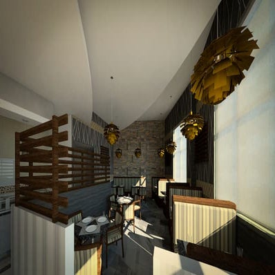 Interior Design - Restaurant Renderings | PDF