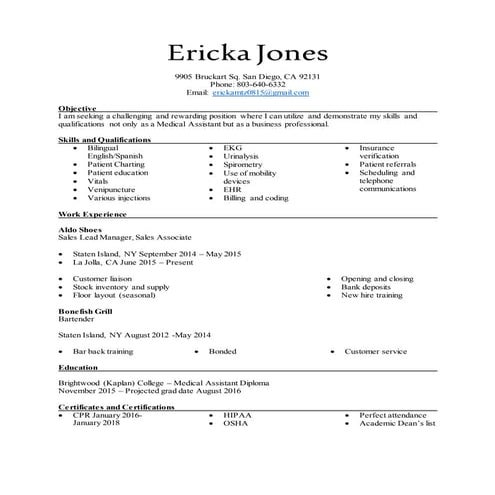 JONES RESUME REVISED | PDF