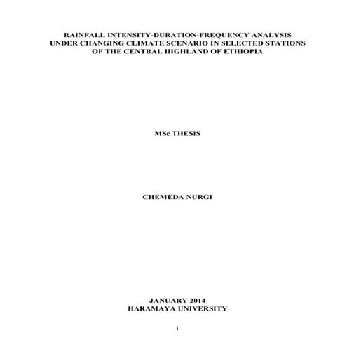Chemeda's thesis Feb 2014 Final | PDF
