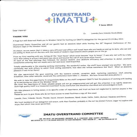 Imatu Conference | PDF