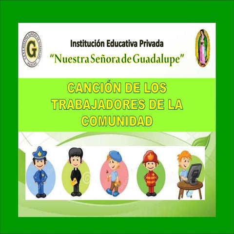 60 canción los trabajadores de la comunidad | PPTX