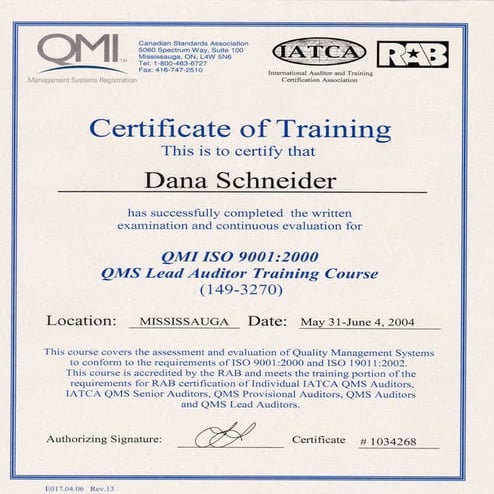 QMI ISO 9001-2000 cert | PDF
