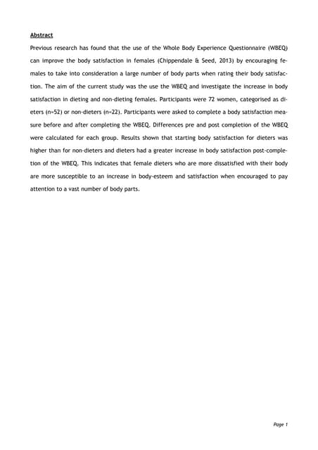 Apa article summary example | PDF