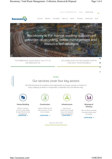 Waste Company Profile 2015 | PDF