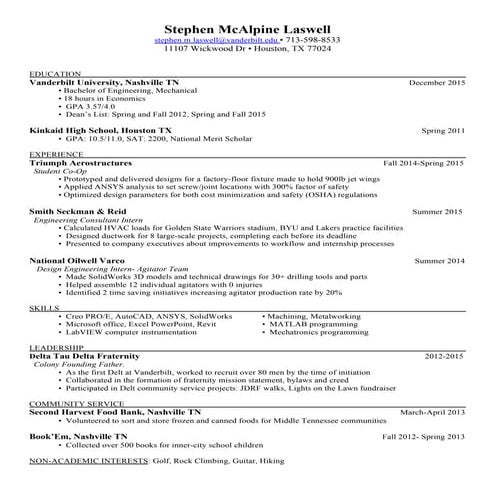 William Shofner Resume | DOCX