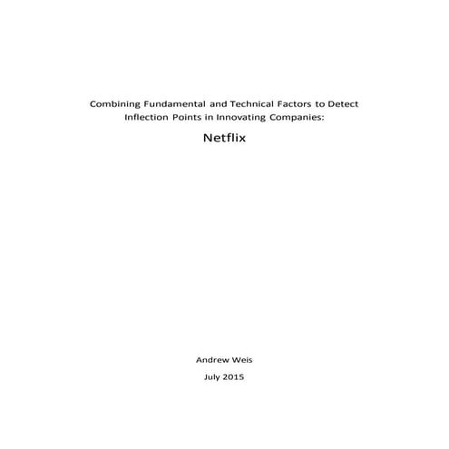 Netflix Case Study | PDF