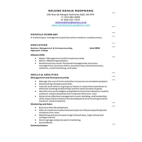 Resume of Mpumelelo Madonsela | DOCX