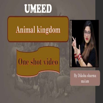 Animal Kingdom Lecture Notes.ppt BIOLOGY NOTES | PPT