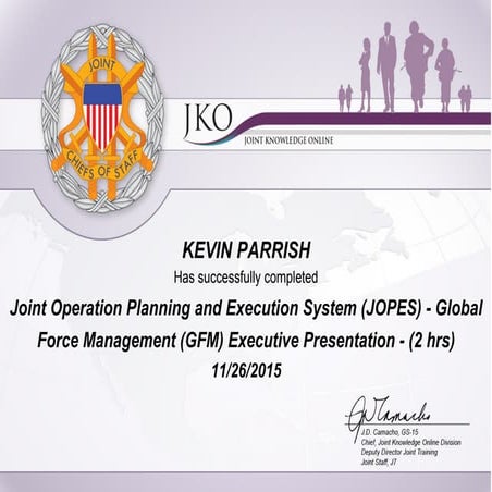 Joint Operation Planning and Execution System (JOPES) - Global | PDF